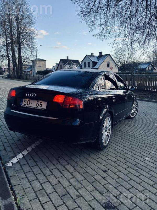 Melns Audi A4 2007 Bauska, ar dzinēja tilpumu 2.00 L un nobraukumu 265 tūkst. km par 4100 €, foto 2 vietnē AUTOMOTO.COM.LV
