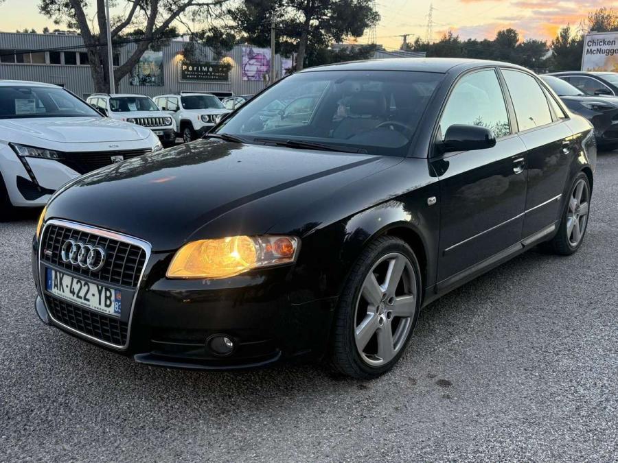 Black Audi A4 2007 in Utena, with an engine capacity of 1.97 L and mileage of 275 thousand km for 3300 €, photo 1 on AUTOMOTO.COM.LV