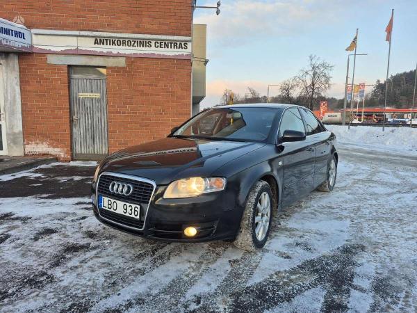 Black Audi A4 2007 in Vilnius, with an engine capacity of 1.97 L and mileage of 340 thousand km for 2200 €, photo 1 on AUTOMOTO.COM.LV