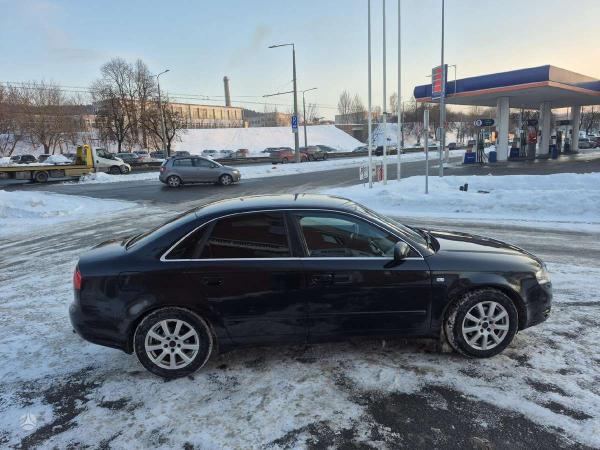 Black Audi A4 2007 in Vilnius, with an engine capacity of 1.97 L and mileage of 340 thousand km for 2200 €, photo 2 on AUTOMOTO.COM.LV
