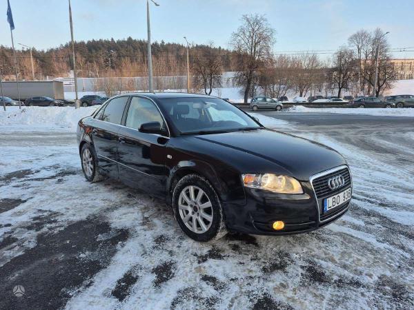 Black Audi A4 2007 in Vilnius, with an engine capacity of 1.97 L and mileage of 340 thousand km for 2200 €, photo 6 on AUTOMOTO.COM.LV