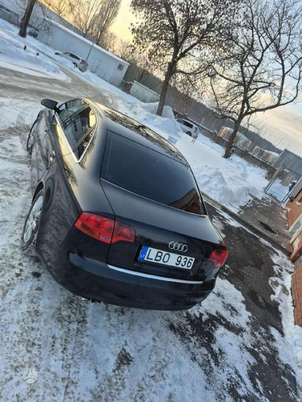 Black Audi A4 2007 in Vilnius, with an engine capacity of 1.97 L and mileage of 340 thousand km for 2200 €, photo 7 on AUTOMOTO.COM.LV