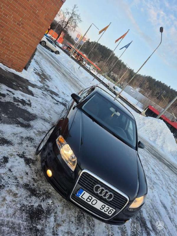 Black Audi A4 2007 in Vilnius, with an engine capacity of 1.97 L and mileage of 340 thousand km for 2200 €, photo 10 on AUTOMOTO.COM.LV