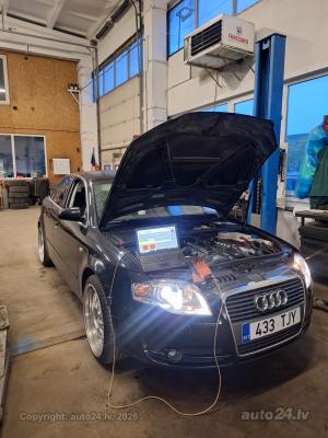Black Audi A4 2007 in Tallinn, with an engine capacity of 1.80 L and mileage of 300 thousand km for 3999 €, photo 4 on AUTOMOTO.COM.LV