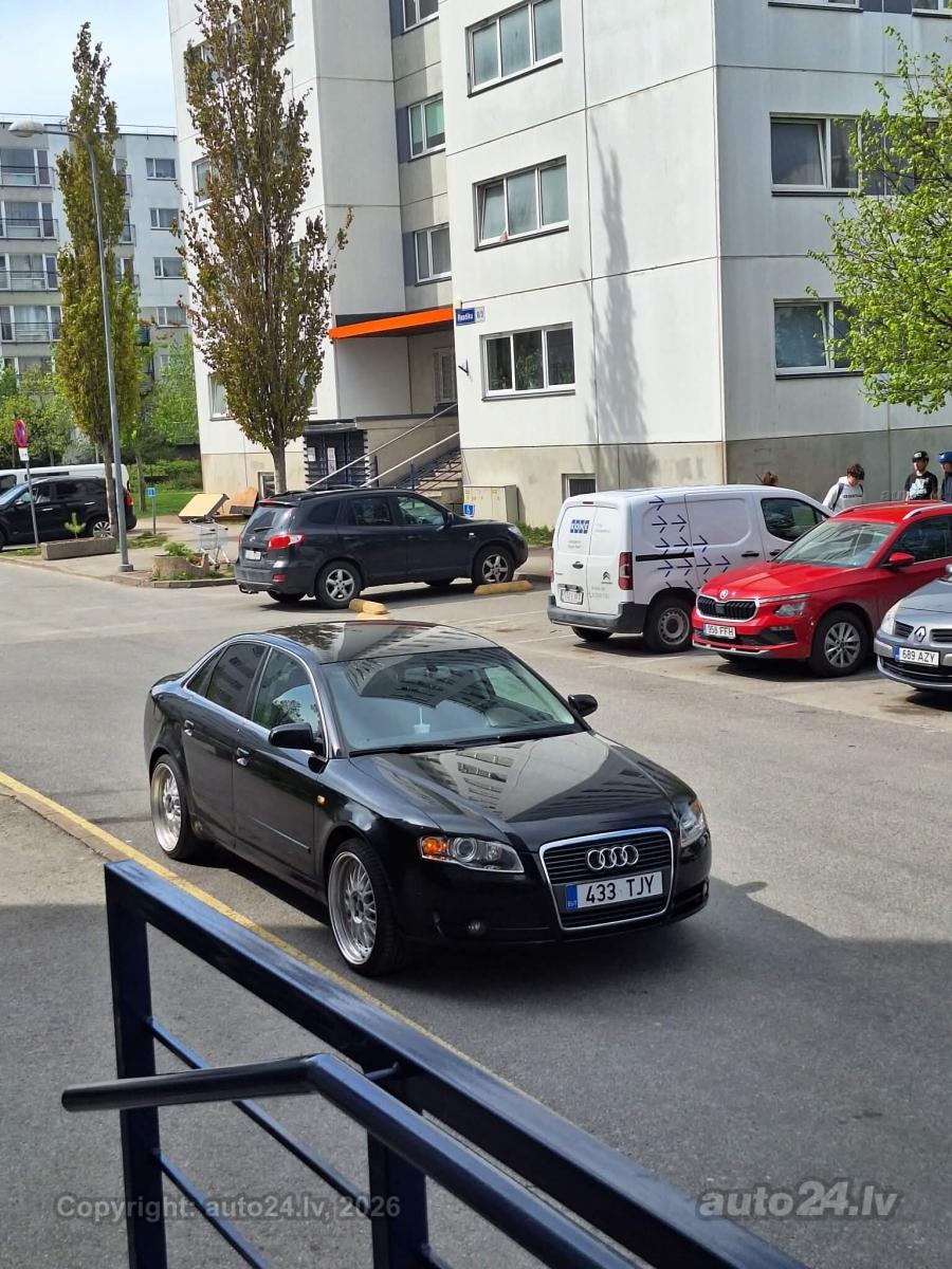 Black Audi A4 2007 in Tallinn, with an engine capacity of 1.80 L and mileage of 300 thousand km for 3999 €, photo 5 on AUTOMOTO.COM.LV