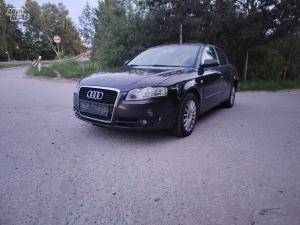 Black Audi A4 2007 in Vilnius, with an engine capacity of 1.90 L and mileage of 390 thousand km for 900 €, photo 4 on AUTOMOTO.COM.LV