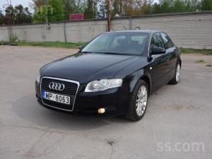 Black Audi A4 2007 in Riga, with an engine capacity of 2.00 L and mileage of 297 thousand km for 3550 €, photo  on AUTOMOTO.COM.LV