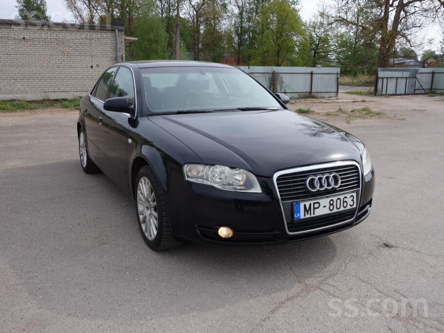 Black Audi A4 2007 in Riga, with an engine capacity of 2.00 L and mileage of 297 thousand km for 3550 €, photo 3 on AUTOMOTO.COM.LV