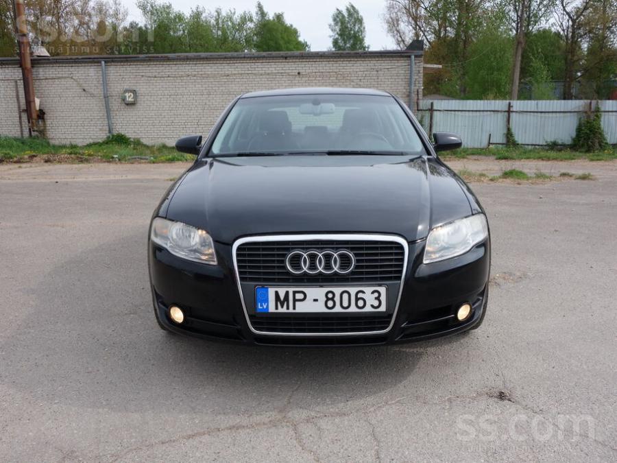 Black Audi A4 2007 in Riga, with an engine capacity of 2.00 L and mileage of 297 thousand km for 3550 €, photo 4 on AUTOMOTO.COM.LV