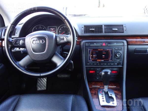 Black Audi A4 2007 in Riga, with an engine capacity of 2.00 L and mileage of 297 thousand km for 3550 €, photo 8 on AUTOMOTO.COM.LV