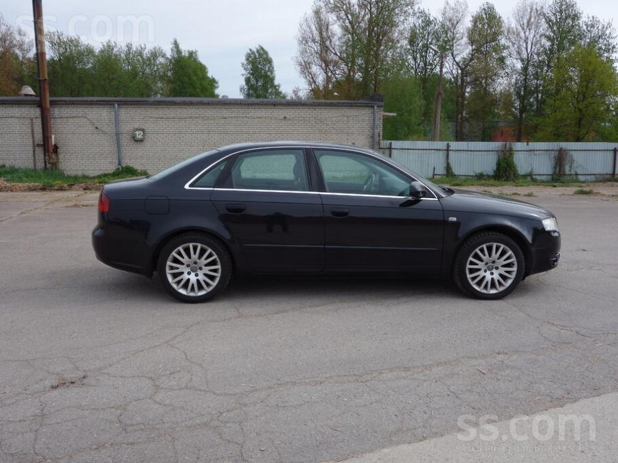 Black Audi A4 2007 in Riga, with an engine capacity of 2.00 L and mileage of 297 thousand km for 3550 €, photo 12 on AUTOMOTO.COM.LV