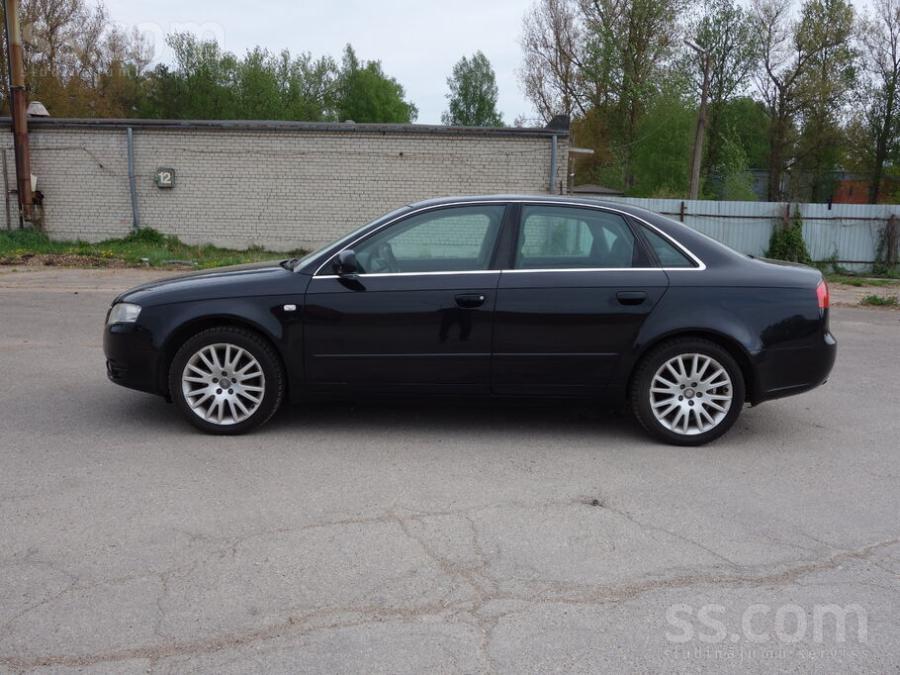 Black Audi A4 2007 in Riga, with an engine capacity of 2.00 L and mileage of 297 thousand km for 3550 €, photo 13 on AUTOMOTO.COM.LV
