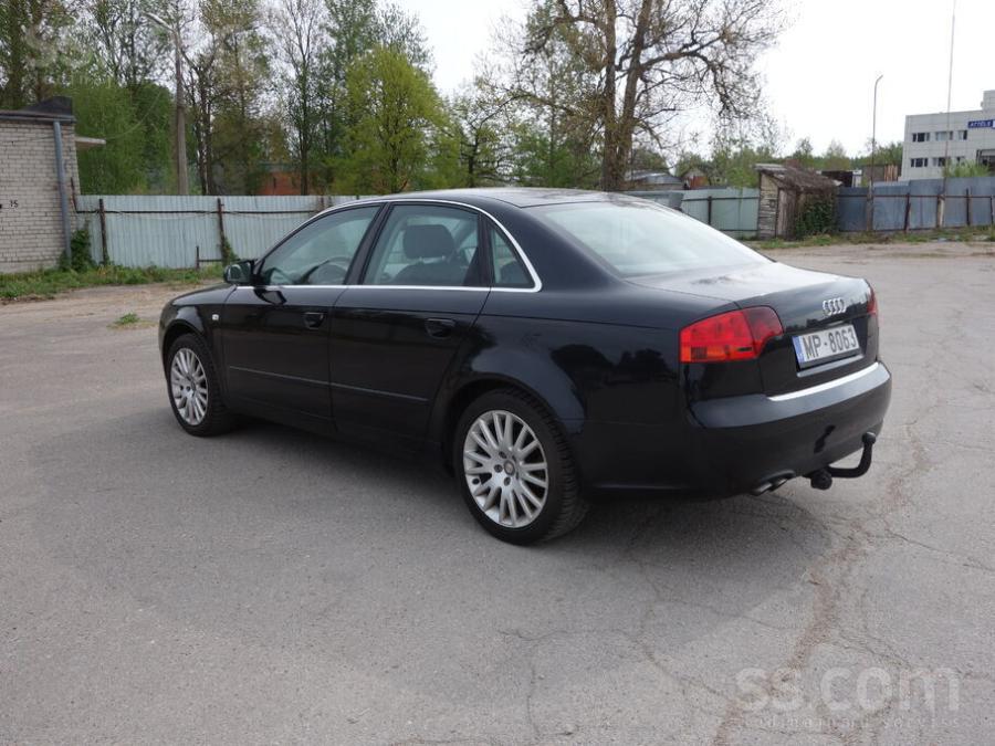 Black Audi A4 2007 in Riga, with an engine capacity of 2.00 L and mileage of 297 thousand km for 3550 €, photo 15 on AUTOMOTO.COM.LV