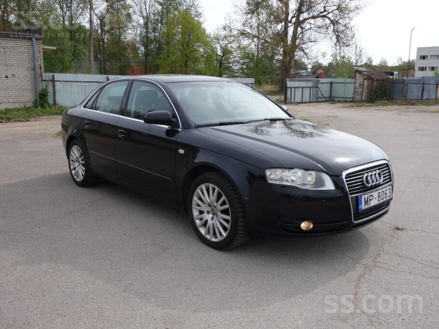 Black Audi A4 2007 in Riga, with an engine capacity of 2.00 L and mileage of 297 thousand km for 3550 €, photo 17 on AUTOMOTO.COM.LV