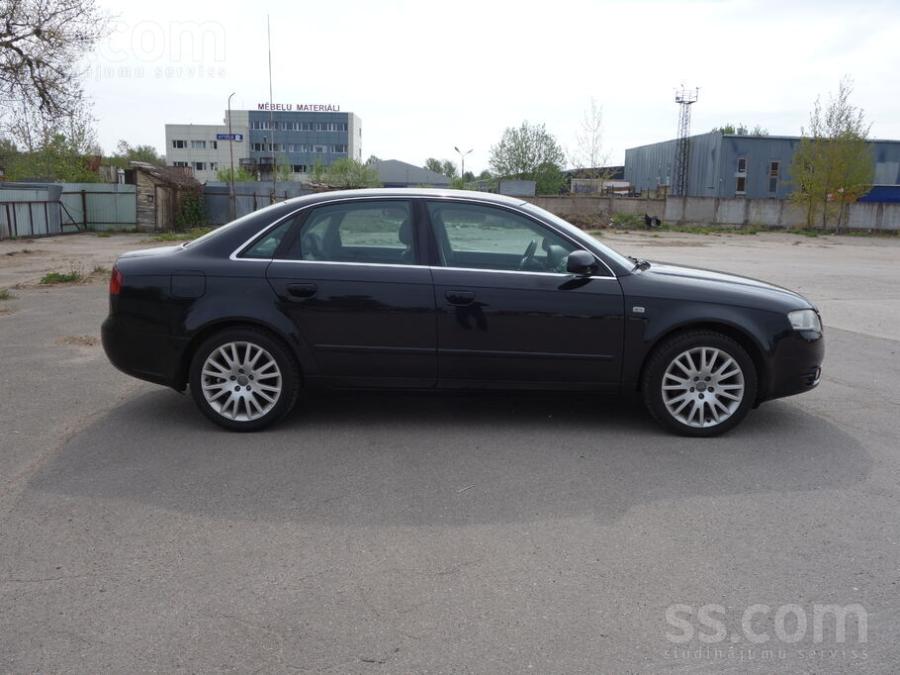 Black Audi A4 2007 in Riga, with an engine capacity of 2.00 L and mileage of 297 thousand km for 3550 €, photo 28 on AUTOMOTO.COM.LV