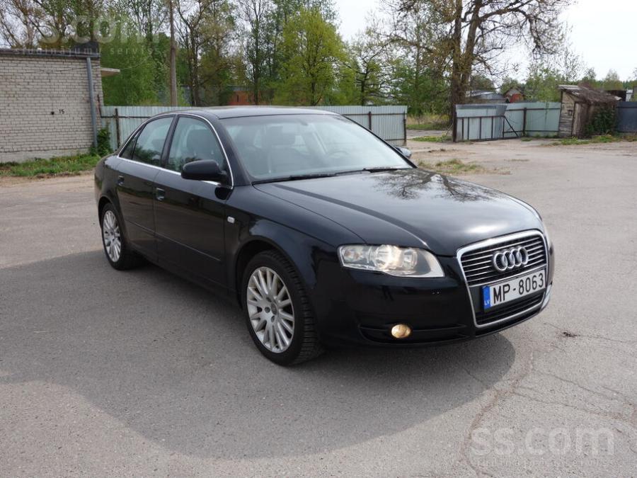 Black Audi A4 2007 in Riga, with an engine capacity of 2.00 L and mileage of 297 thousand km for 3550 €, photo 32 on AUTOMOTO.COM.LV