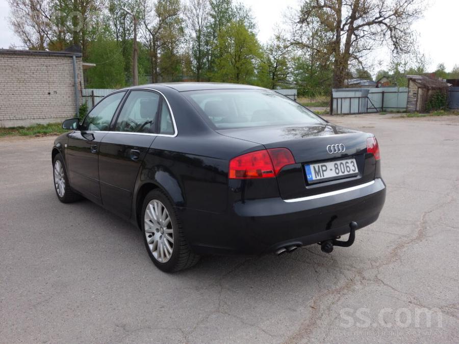 Black Audi A4 2007 in Riga, with an engine capacity of 2.00 L and mileage of 297 thousand km for 3550 €, photo 36 on AUTOMOTO.COM.LV