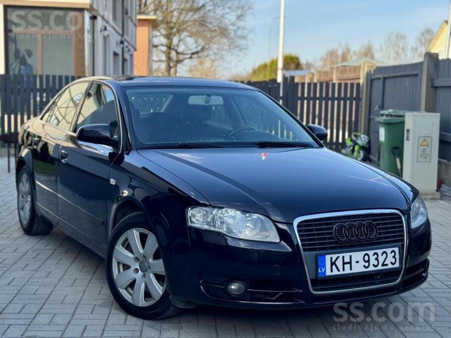 Melns Audi A4 2007 Rīga, ar dzinēja tilpumu 2.70 L un nobraukumu 264 tūkst. km par 2350 €, foto 1 vietnē AUTOMOTO.COM.LV