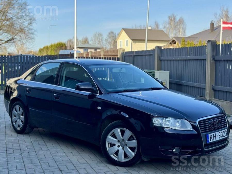Melns Audi A4 2007 Rīga, ar dzinēja tilpumu 2.70 L un nobraukumu 264 tūkst. km par 2350 €, foto 3 vietnē AUTOMOTO.COM.LV
