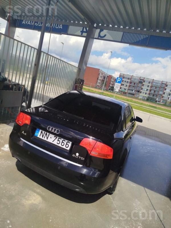 Black Audi A4 2007 in Rezekne, with an engine capacity of 2.00 L and mileage of 480 thousand km for 2500 €, photo 3 on AUTOMOTO.COM.LV