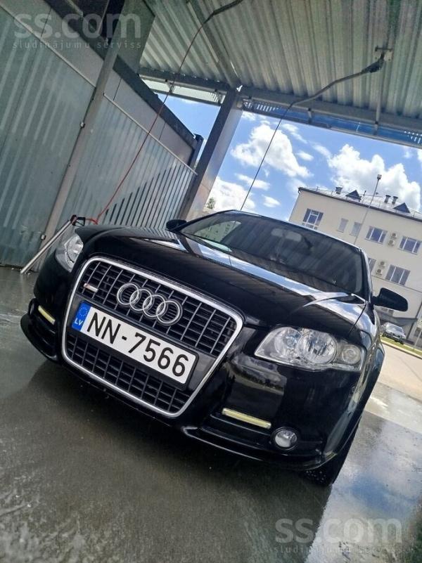 Black Audi A4 2007 in Rezekne, with an engine capacity of 2.00 L and mileage of 480 thousand km for 2500 €, photo 6 on AUTOMOTO.COM.LV