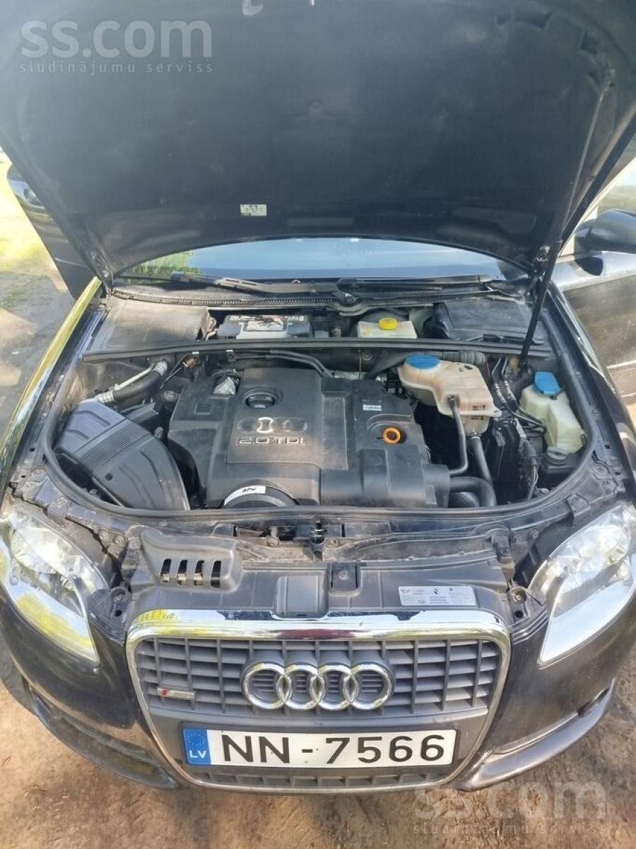 Melns Audi A4 2007 Rēzekne, ar dzinēja tilpumu 2.00 L un nobraukumu 480 tūkst. km par 2500 €, foto 8 vietnē AUTOMOTO.COM.LV