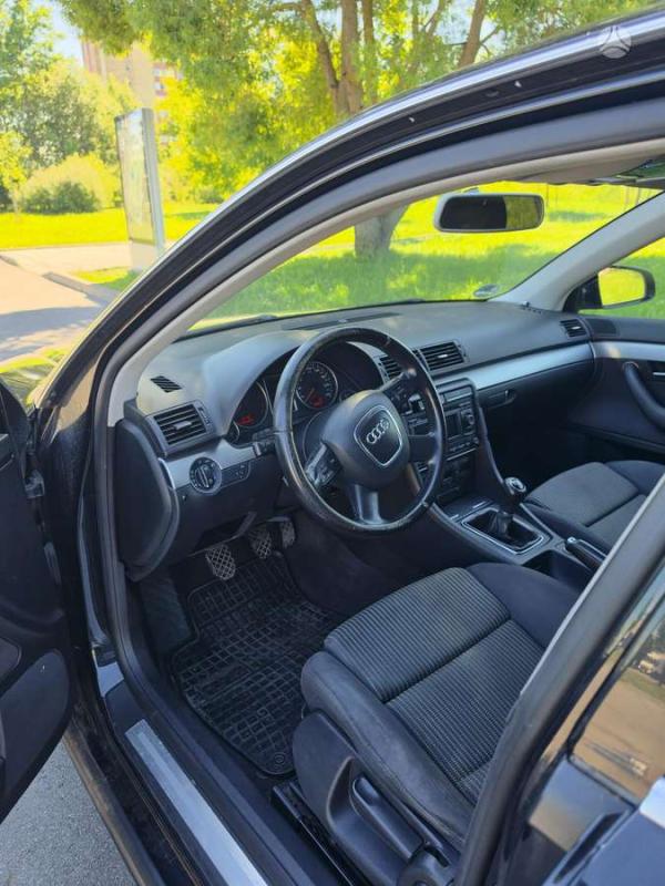 Black Audi A4 2007 in Panevezys, with an engine capacity of 2.70 L and mileage of 388 thousand km for 3500 €, photo 7 on AUTOMOTO.COM.LV