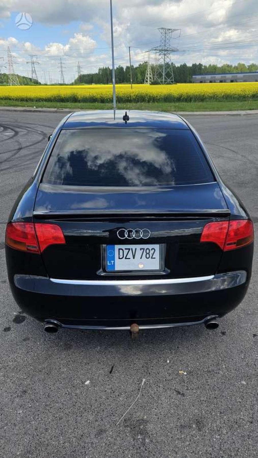 Black Audi A4 2007 in Panevezys, with an engine capacity of 1.98 L and mileage of 413 thousand km for 3300 €, photo 3 on AUTOMOTO.COM.LV