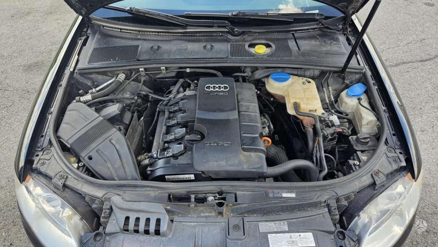 Black Audi A4 2007 in Panevezys, with an engine capacity of 1.98 L and mileage of 413 thousand km for 3300 €, photo 11 on AUTOMOTO.COM.LV