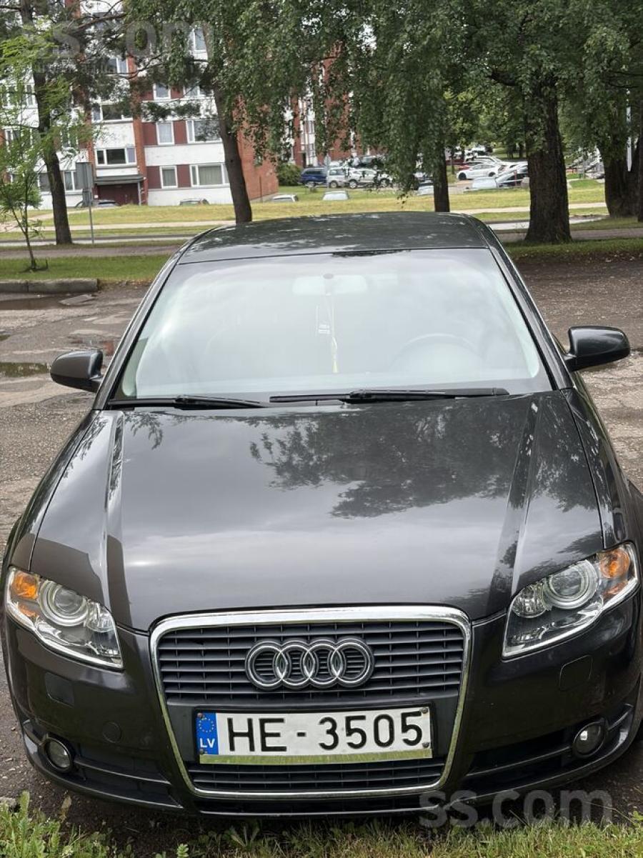Black Audi A4 2007 in Rezekne, with an engine capacity of 2.00 L and mileage of 270 thousand km for 2700 €, photo 1 on AUTOMOTO.COM.LV