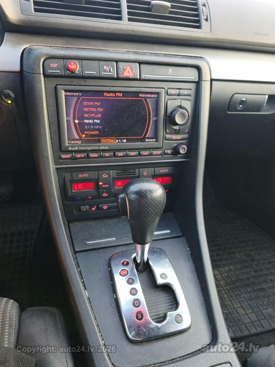 Melns Audi A4 2007 Tartu, ar dzinēja tilpumu 2.00 L un nobraukumu 0 tūkst. km par 1999 €, foto 15 vietnē AUTOMOTO.COM.LV