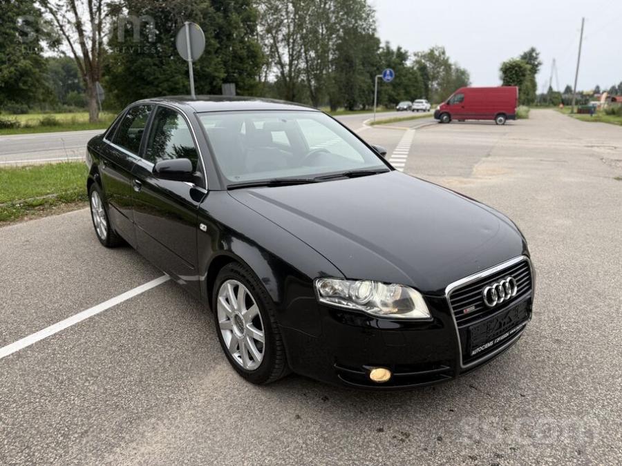 Melns Audi A4 2007 Ogre, ar dzinēja tilpumu 3.00 L un nobraukumu 207 tūkst. km par 4699 €, foto 1 vietnē AUTOMOTO.COM.LV