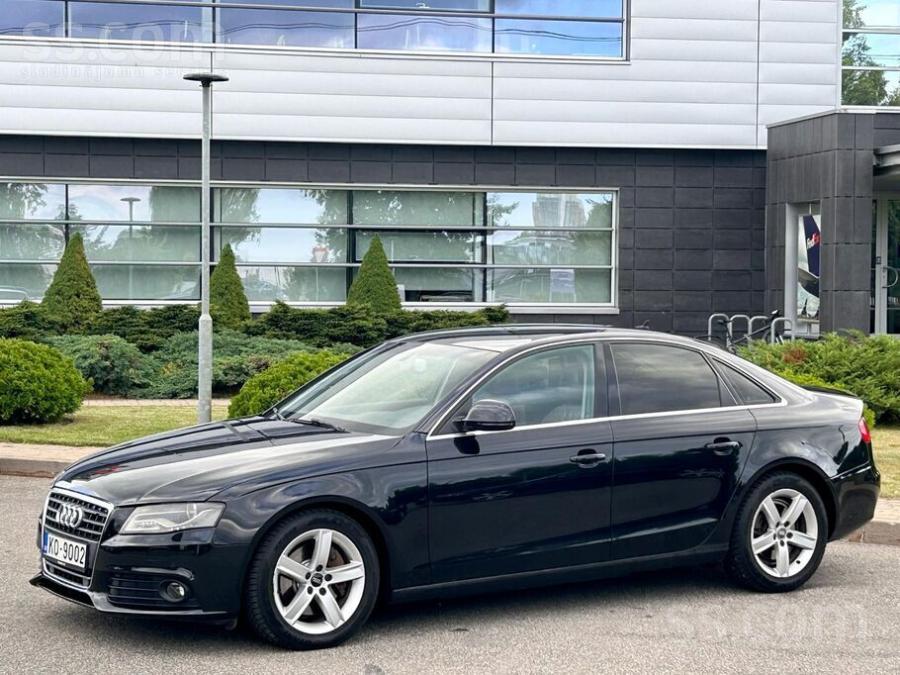 Black Audi A4 2007 in Riga, with an engine capacity of 2.70 L and mileage of 326 thousand km for 3950 €, photo 4 on AUTOMOTO.COM.LV