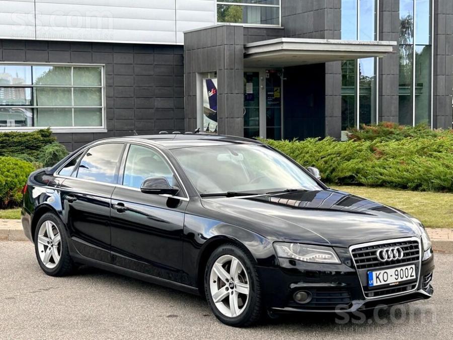Black Audi A4 2007 in Riga, with an engine capacity of 2.70 L and mileage of 326 thousand km for 3950 €, photo 9 on AUTOMOTO.COM.LV