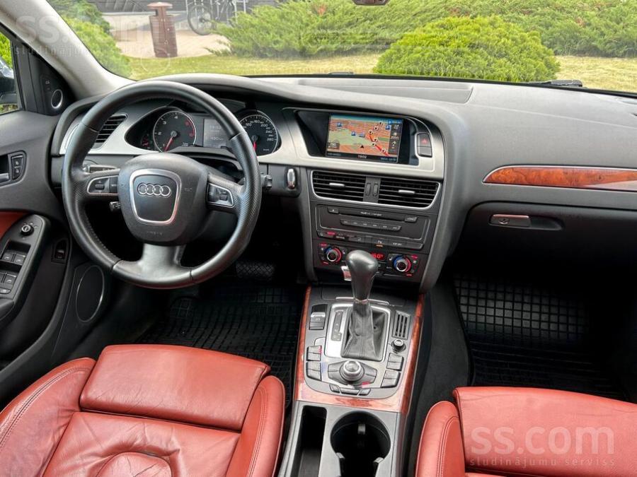 Black Audi A4 2007 in Riga, with an engine capacity of 2.70 L and mileage of 326 thousand km for 3950 €, photo 15 on AUTOMOTO.COM.LV