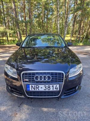 Melns Audi A4 2007 Limbaži, ar dzinēja tilpumu 1.90 L un nobraukumu 267 tūkst. km par 3350 €, foto  vietnē AUTOMOTO.COM.LV