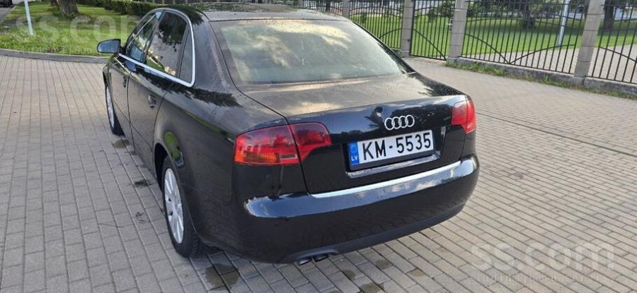 Black Audi A4 2007 in Riga, with an engine capacity of 2.00 L and mileage of 342 thousand km for 2999 €, photo 15 on AUTOMOTO.COM.LV