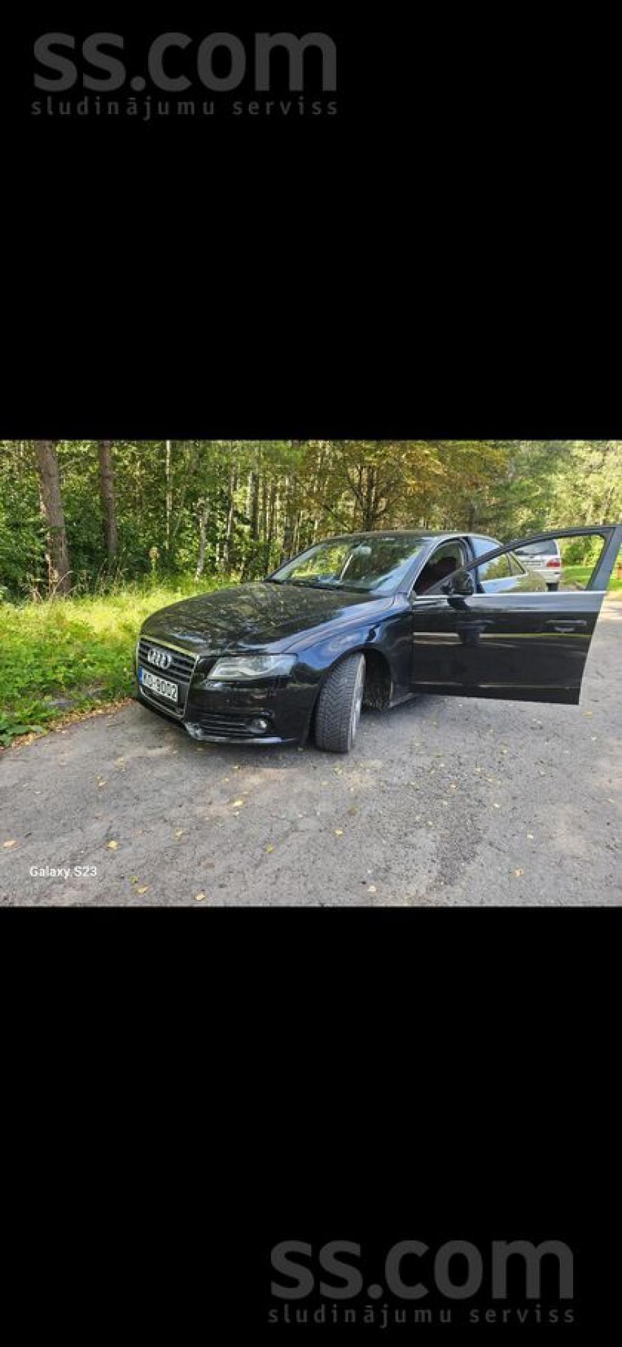 Melns Audi A4 2007 Rīga, ar dzinēja tilpumu 2.70 L un nobraukumu 330 tūkst. km par 2800 €, foto 1 vietnē AUTOMOTO.COM.LV