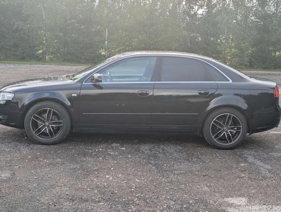 Melns Audi A4 2007 Kupiškis, ar dzinēja tilpumu 1.97 L un nobraukumu 269 tūkst. km par 2050 €, foto 4 vietnē AUTOMOTO.COM.LV