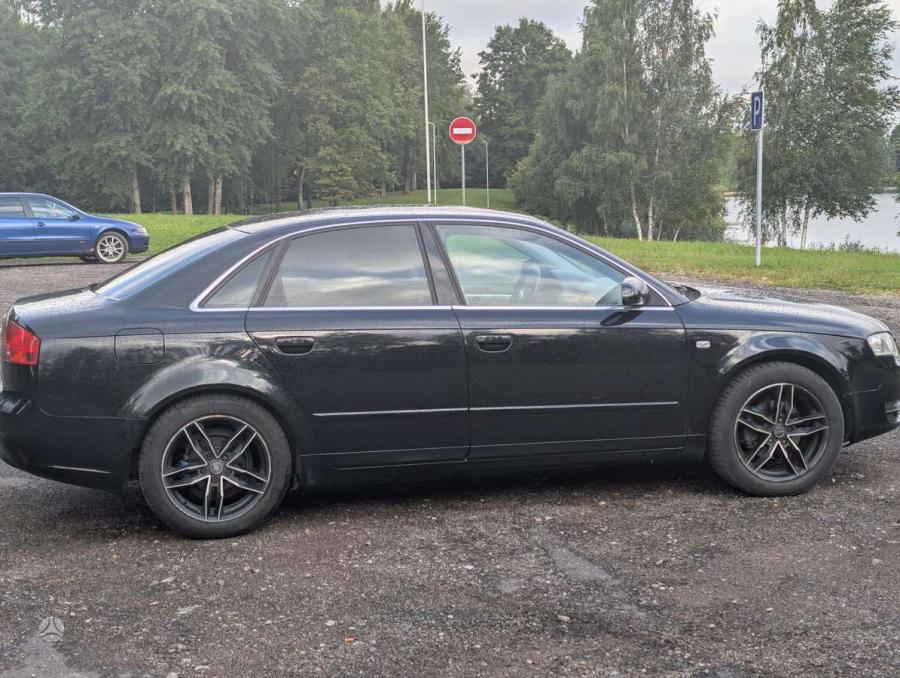 Melns Audi A4 2007 Kupiškis, ar dzinēja tilpumu 1.97 L un nobraukumu 269 tūkst. km par 2050 €, foto 6 vietnē AUTOMOTO.COM.LV