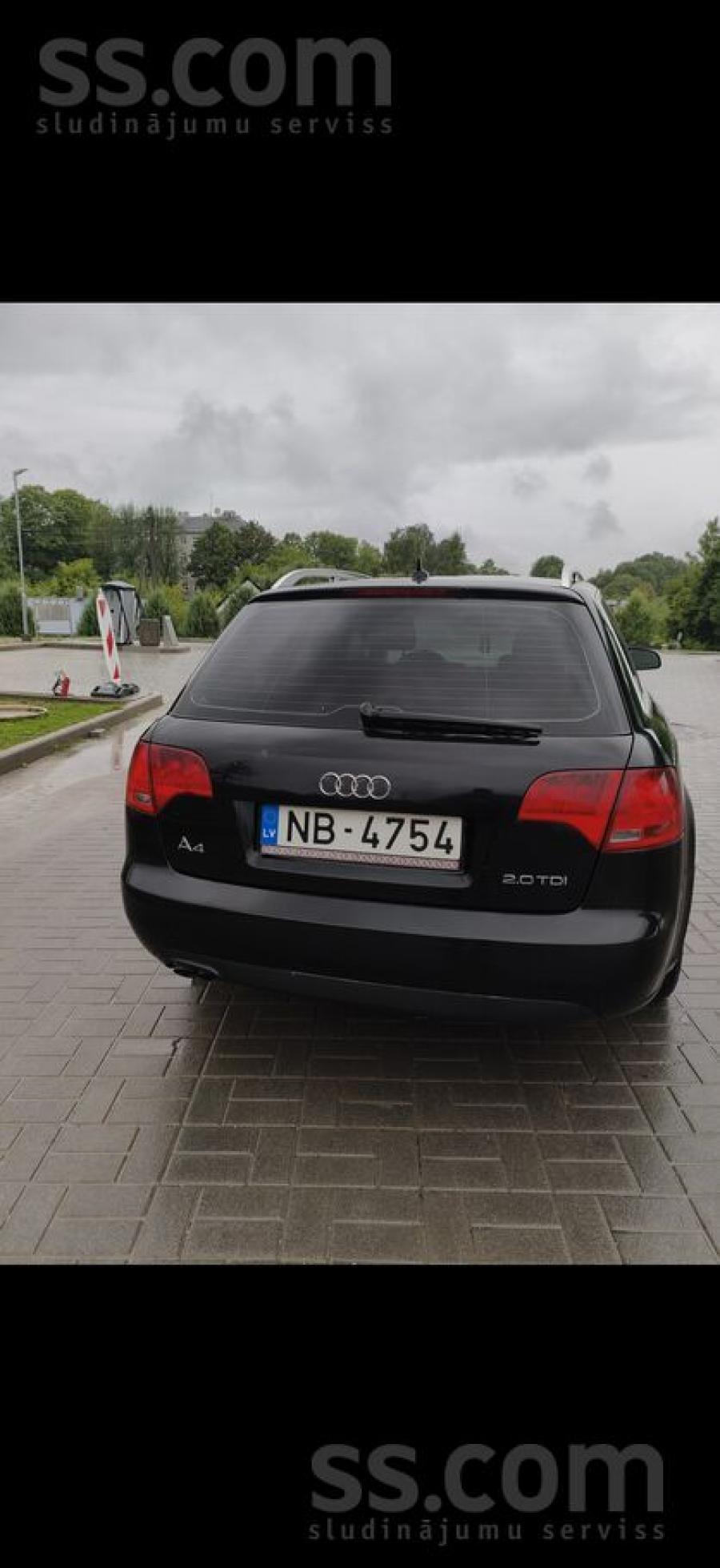Black Audi A4 2007 in Rezekne, with an engine capacity of 2.00 L and mileage of 270 thousand km for 2700 €, photo 4 on AUTOMOTO.COM.LV
