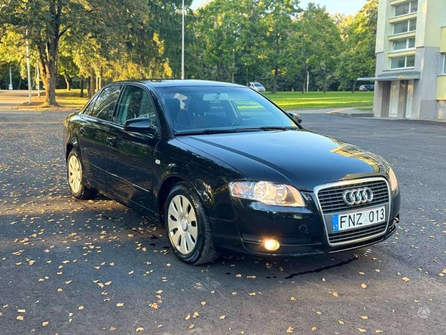 Melns Audi A4 2007 Viļņa, ar dzinēja tilpumu 1.97 L un nobraukumu 400 tūkst. km par 1500 €, foto 3 vietnē AUTOMOTO.COM.LV