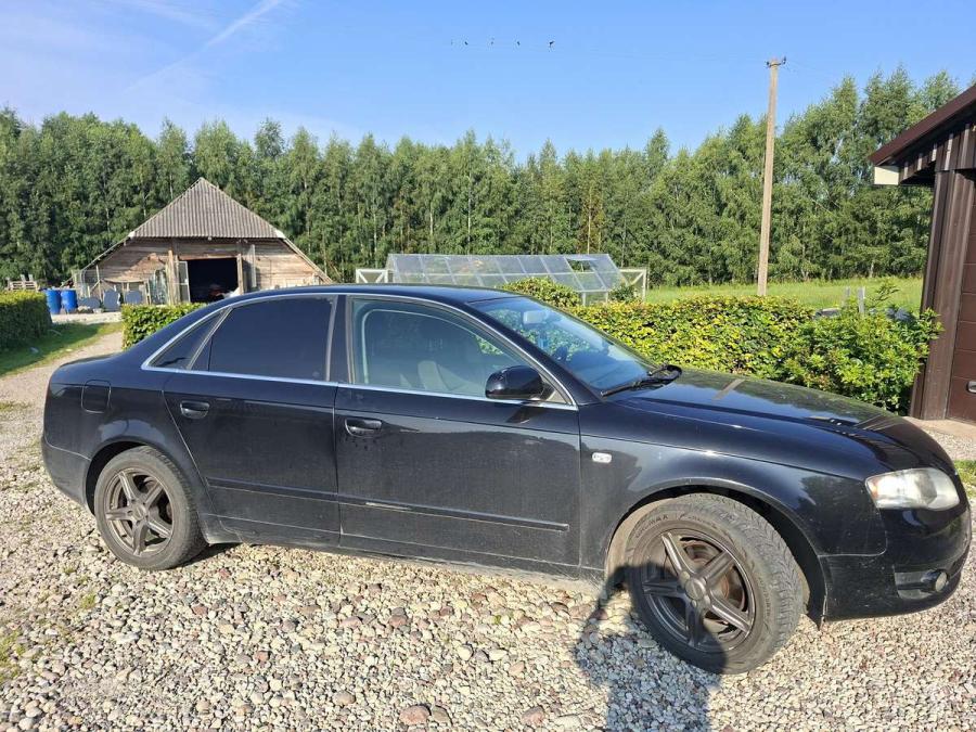 Black Audi A4 2007 in Moletai, with an engine capacity of 1.97 L and mileage of 344 thousand km for 1800 €, photo 7 on AUTOMOTO.COM.LV
