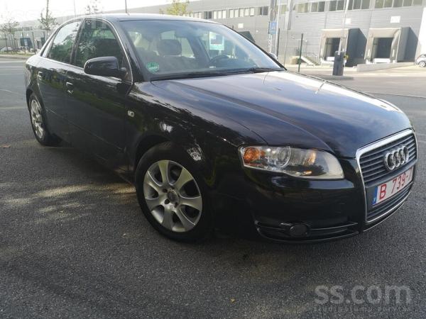 Black Audi A4 2007 in Riga, with an engine capacity of 2.00 L and mileage of 0 thousand km for 3490 €, photo 7 on AUTOMOTO.COM.LV