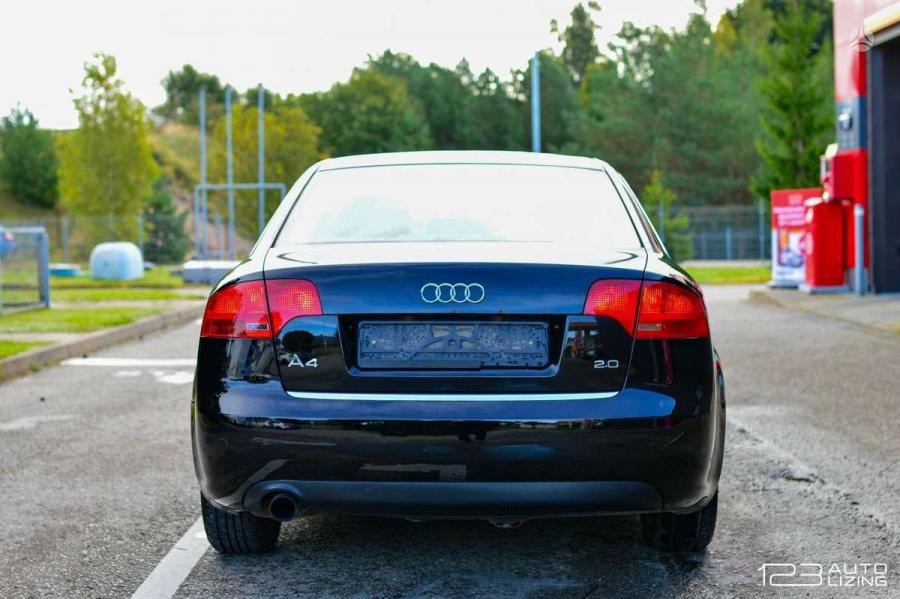 Black Audi A4 2007 in Kretinga, with an engine capacity of 2.00 L and mileage of 277 thousand km for 3300 €, photo 6 on AUTOMOTO.COM.LV