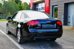 Black Audi A4 2007 in Kretinga, with an engine capacity of 2.00 L and mileage of 277 thousand km for 3300 €, photo 7 on AUTOMOTO.COM.LV
