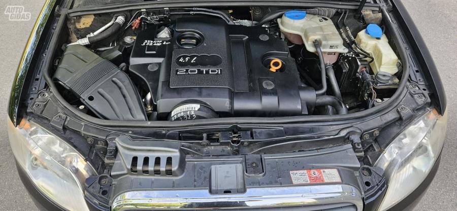 Black Audi A4 2007 in Telschi, with an engine capacity of 2.00 L and mileage of 344 thousand km for 2890 €, photo 9 on AUTOMOTO.COM.LV