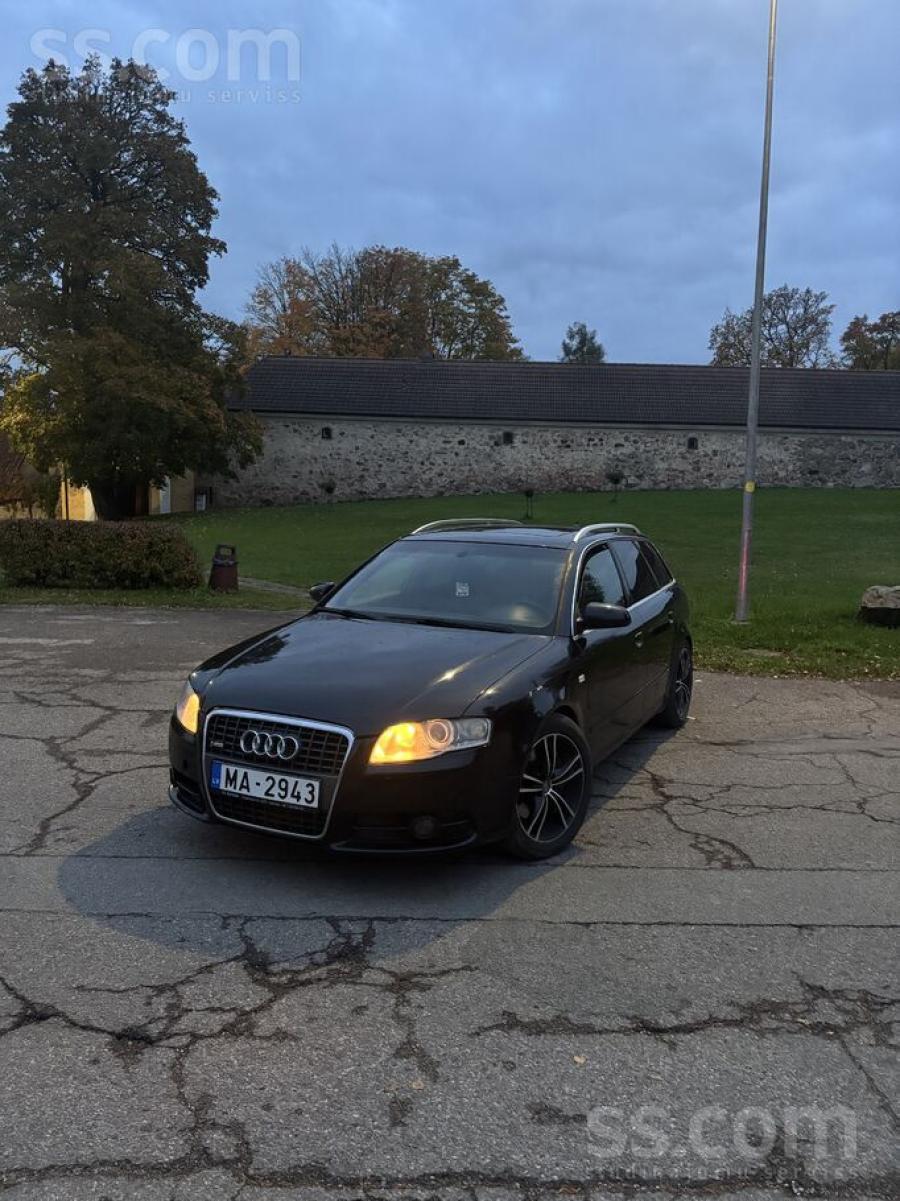 Black Audi A4 2007 in Tukums, with an engine capacity of 3.00 L and mileage of 336 thousand km for 2600 €, photo 1 on AUTOMOTO.COM.LV