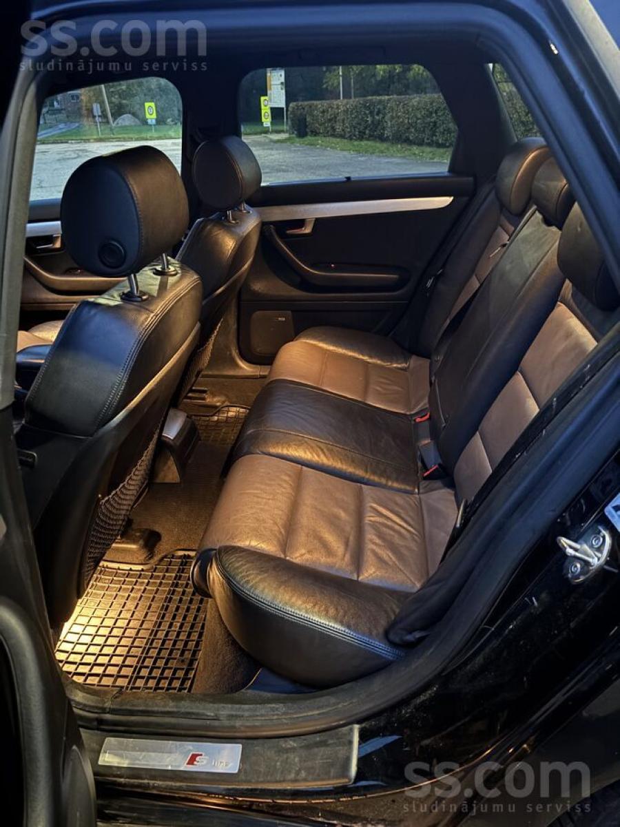 Black Audi A4 2007 in Tukums, with an engine capacity of 3.00 L and mileage of 336 thousand km for 2600 €, photo 6 on AUTOMOTO.COM.LV