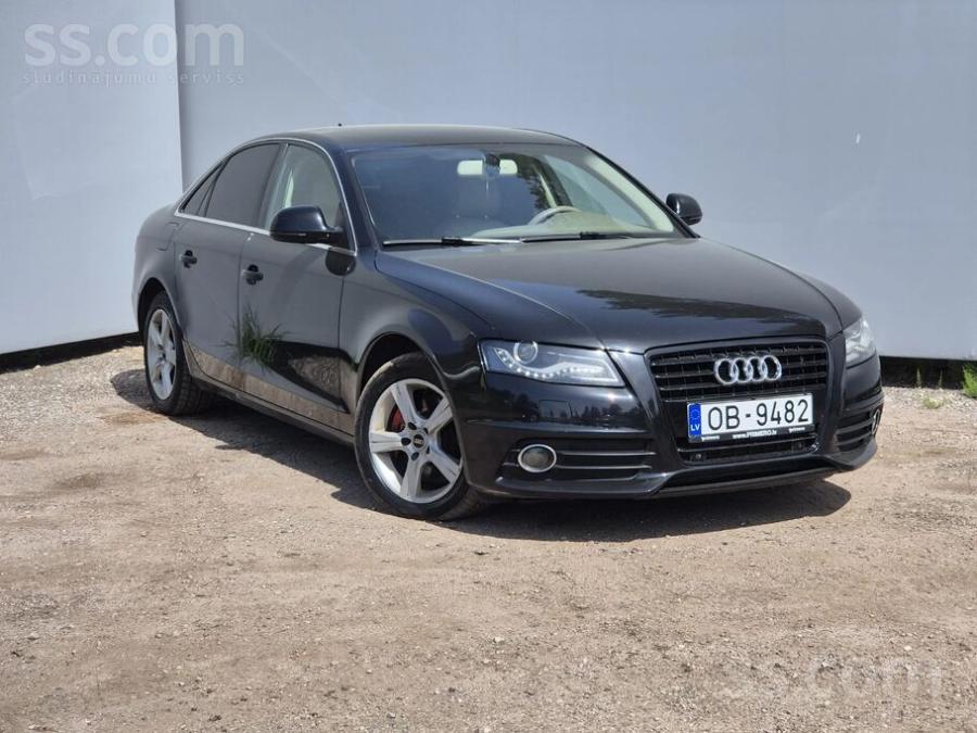 Black Audi A4 2008 in Riga, with an engine capacity of 2.70 L and mileage of 357 thousand km for 4000 €, photo 2 on AUTOMOTO.COM.LV